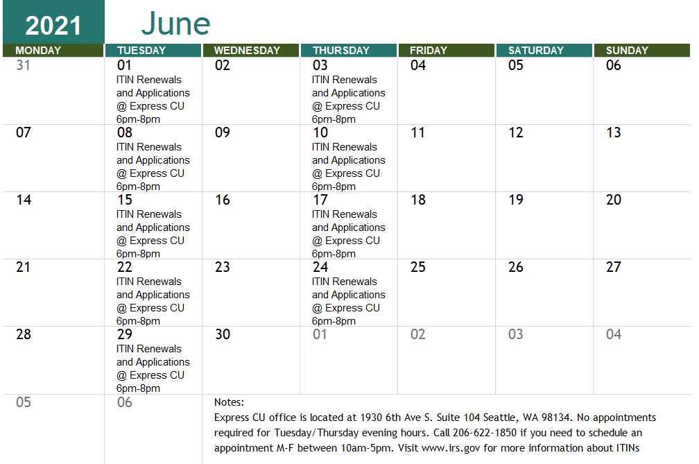 ITIN Accounts and Loans | Express Credit Union